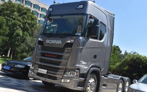 The First Scania Prototype Vehicle Made in Rugao, China, Rolls Off the ...